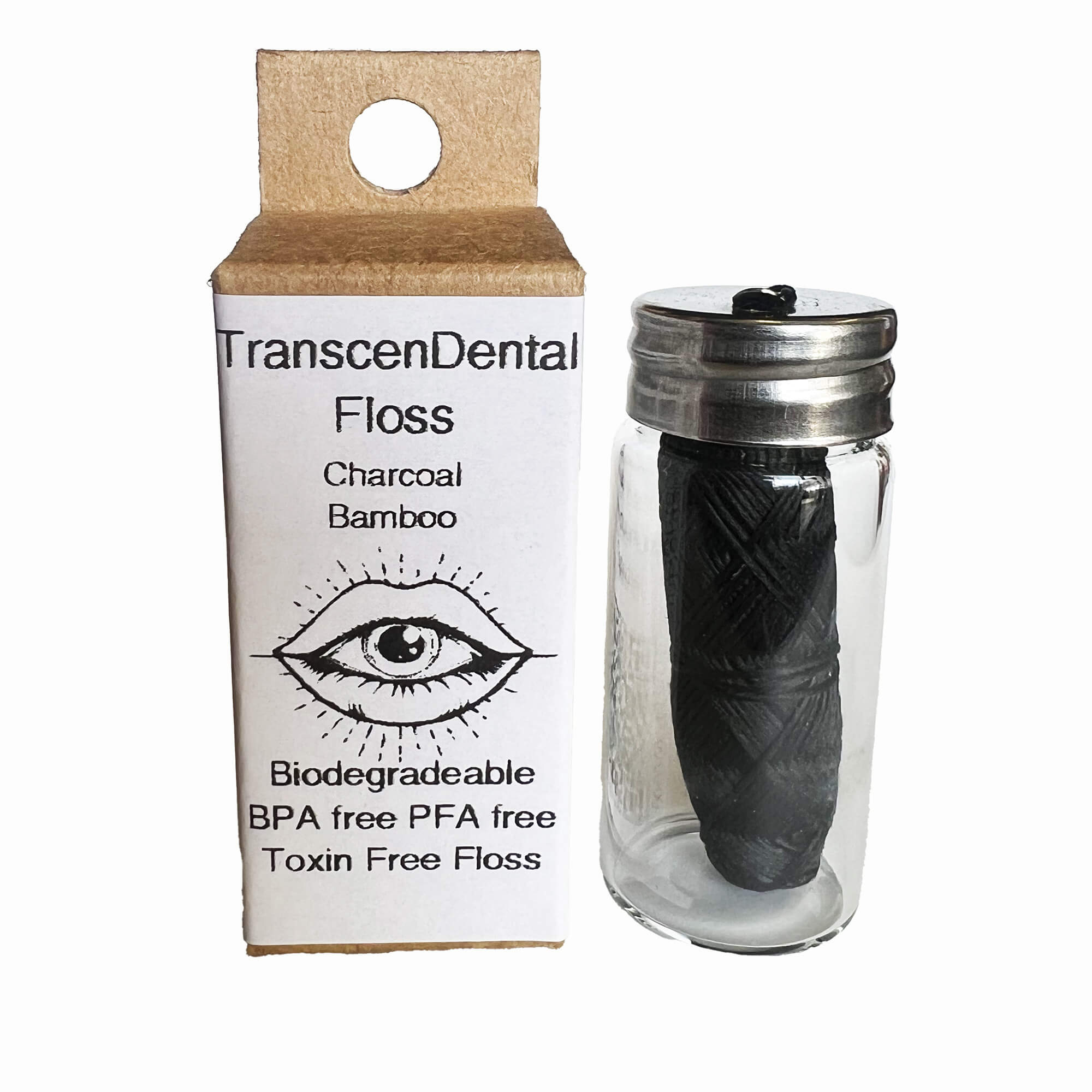 Natural Floss biodegradable- Silk Corn & Bamboo dental floss